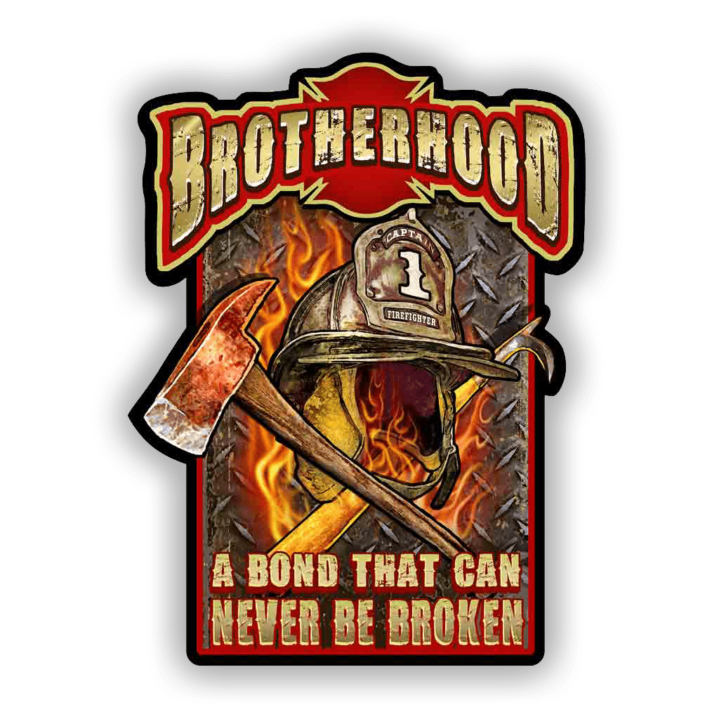 Firefighter Brotherhood Decal | Redline Society