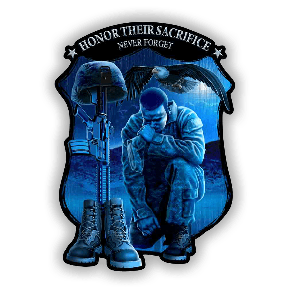 Honor Their Sacrifice Decal | Redline Society