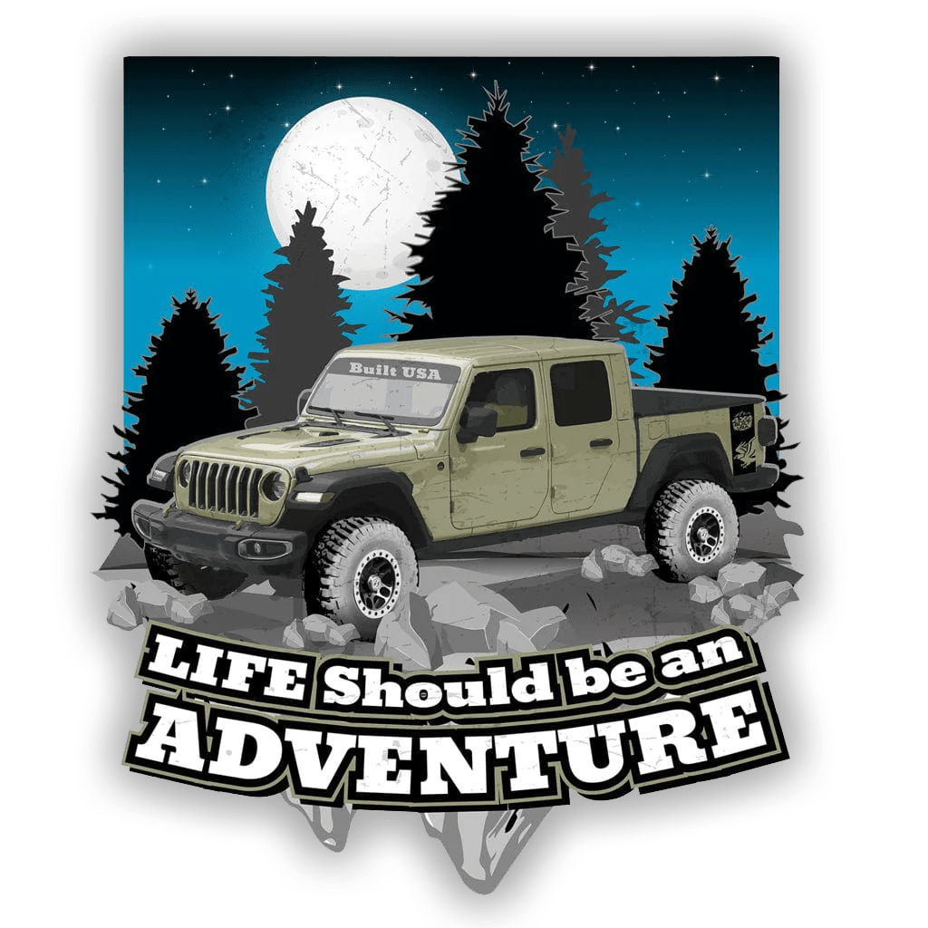 Jeep® Adventure Decal | Redline Society