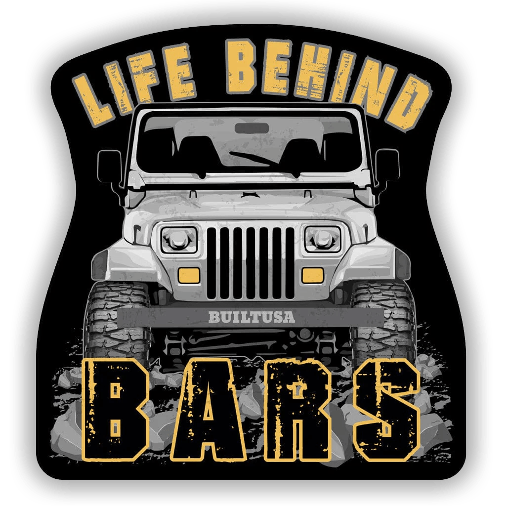 Jeep® Behind Bars 1990's Decal | Redline Society