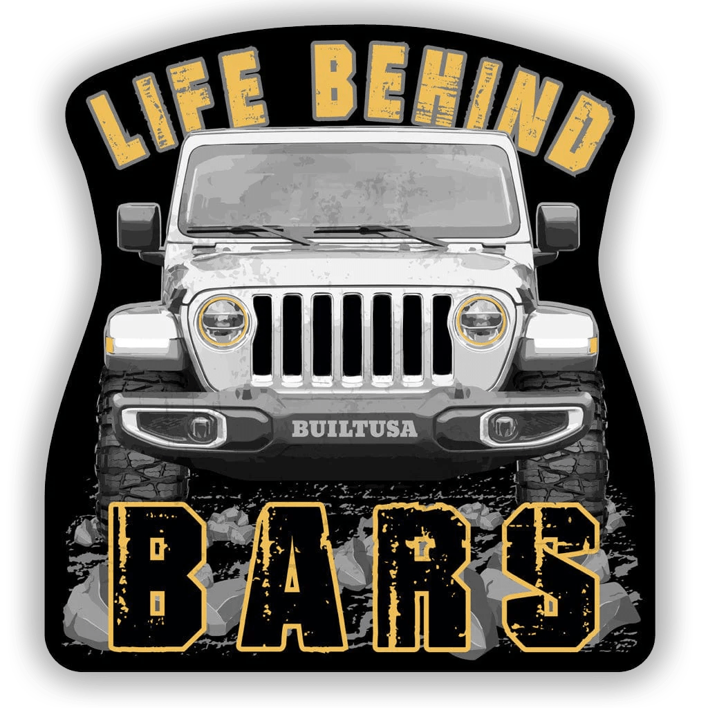 Jeep® Behind Bars 2000's Decal | Redline Society