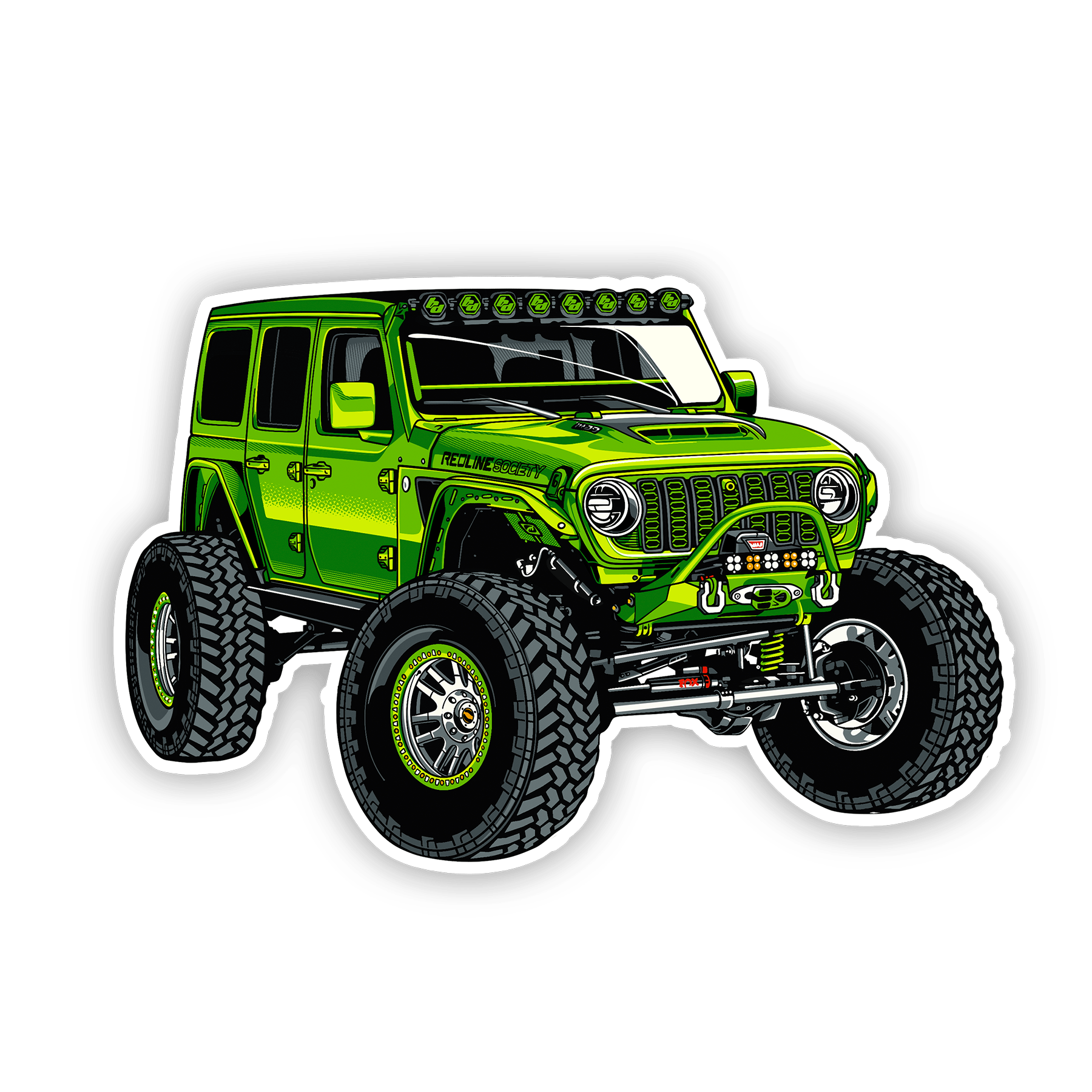RS50 Wrangler 392® Decal | Redline Society