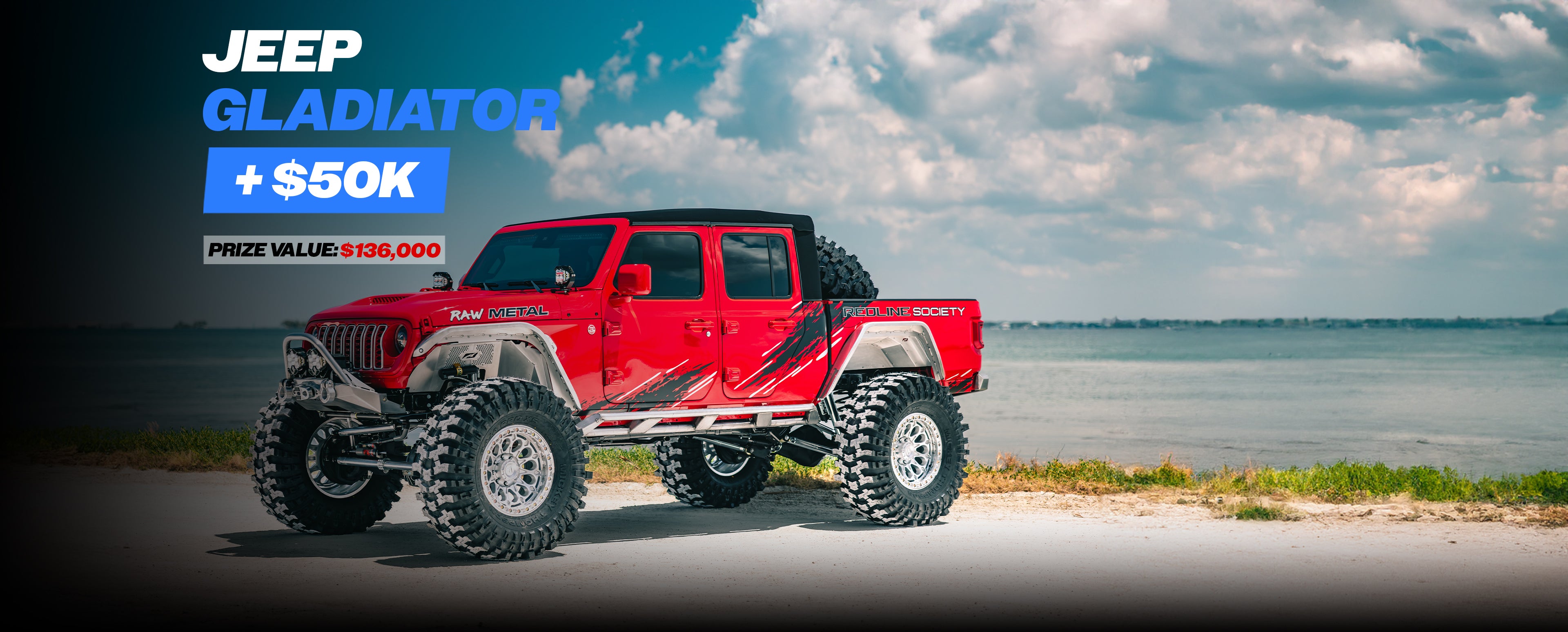 Win this Jeep + $50,000 – REDLINE Society