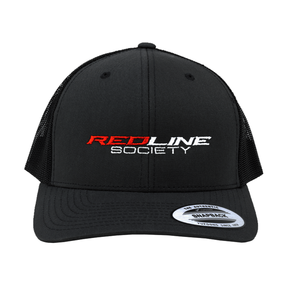 RS Logo Trucker Hat - BLACK – REDLINE Society